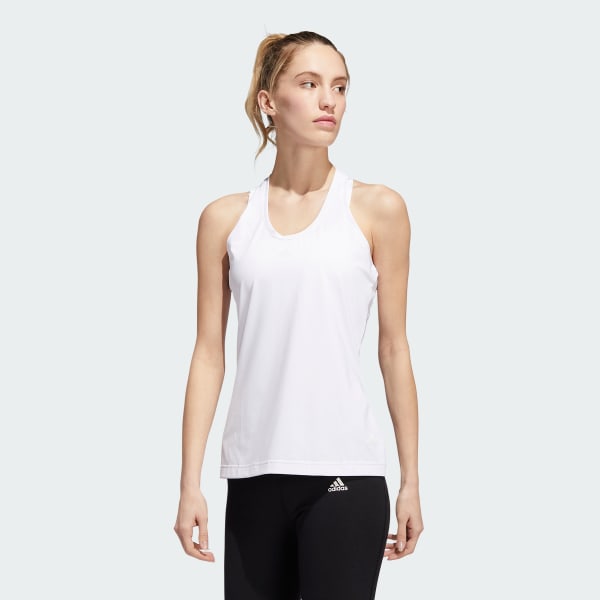 adidas W D2T TANK - White | adidas UK