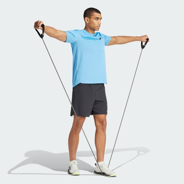 adidas AEROREADY Designed for Movement Tee - Blue | adidas Australia