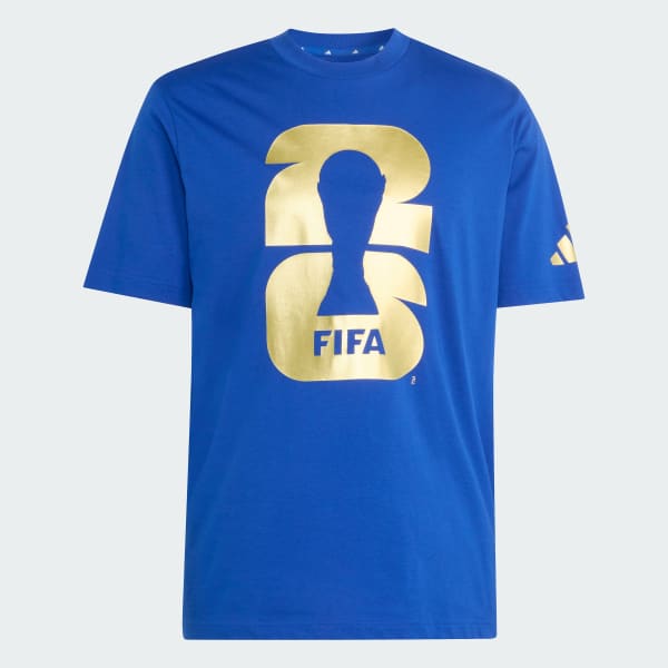 アディダス FIFA World Cup 2026 Official Emblem半袖Tシャツ - ブルー | アディダス ジャパン