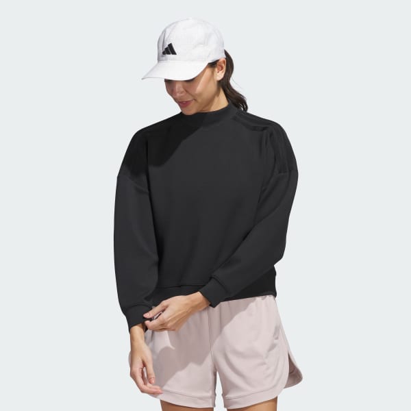 adidas Beyond The Course Mock Sweatshirt - Black | adidas Australia
