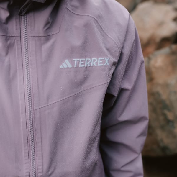 adidas Terrex Multi 2L RAIN.RDY Jacket - Purple | adidas Australia