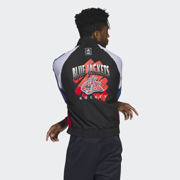 adidas Blue Jackets Reverse Retro Jacket - Multicolor | Men's Hockey ...