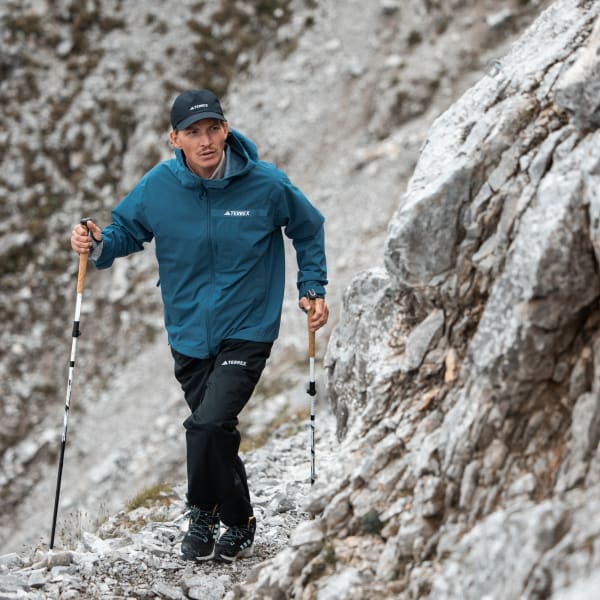 adidas Terrex Multi RAIN.RDY 2.5-Layer Rain Jacket - Blue | adidas ...