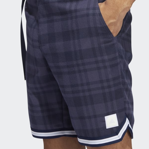 adidas Adicross Plaid 8.5-Inch Shorts - Blue | Men's Golf | adidas US