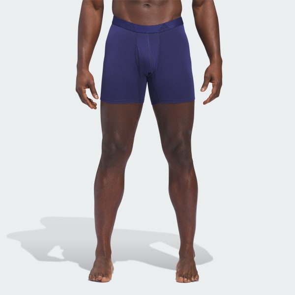 adidas Luxe Comfort 3-Pack Boxer Briefs - Blue | Free Shipping with ...