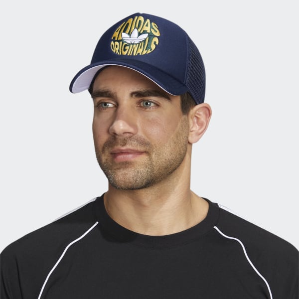 adidas Spiral Trucker Hat - Blue | Unisex Lifestyle | adidas US