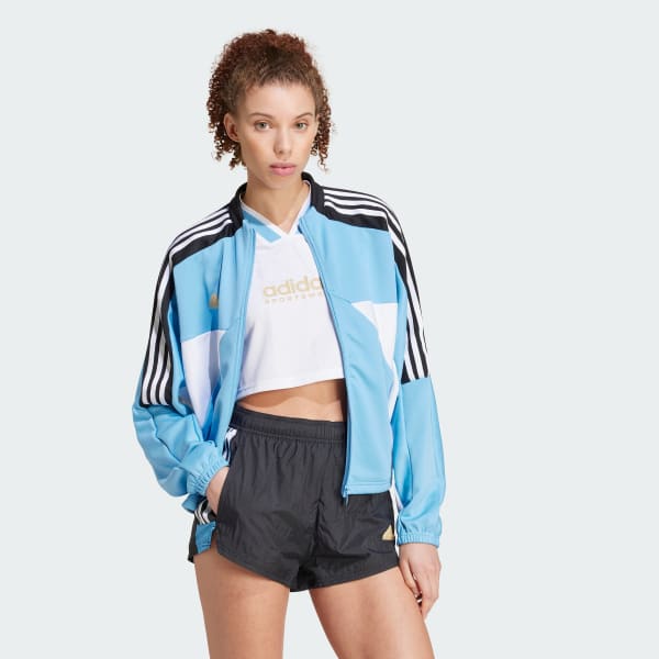 adidas Tiro Cut 3-Stripes Track Jacket - Blue | adidas Australia