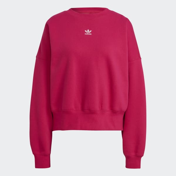 adidas Adicolor Essentials Fleece Sweatshirt - Pink | Women's Lifestyle ...