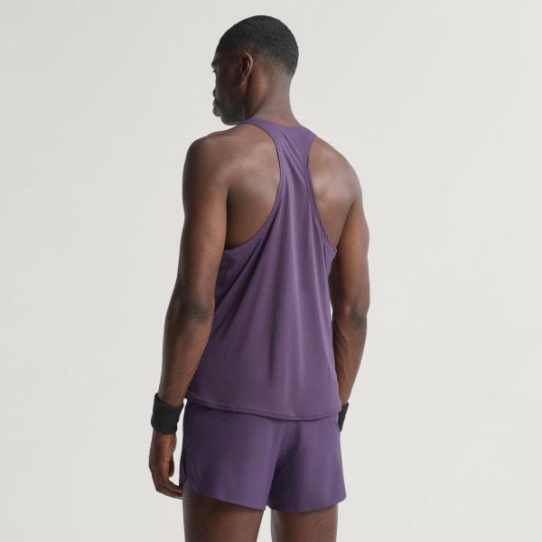 adidas Adizero Essentials Running Singlet - Purple | adidas Australia