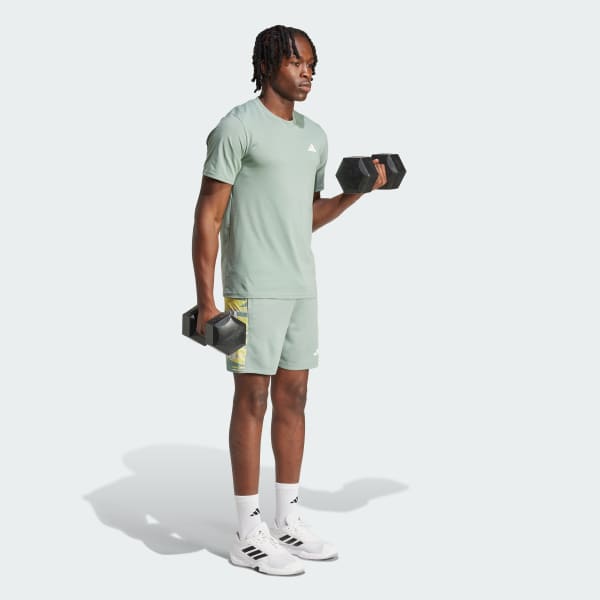 adidas Train Essentials Feelready Training Tee - Green | adidas Australia