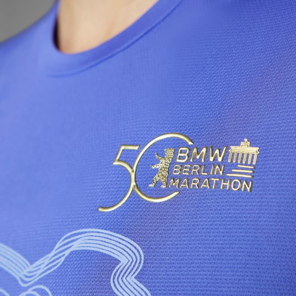 BMW Berlin Marathon 2024 Finisher Tee, Blue | adidas DE