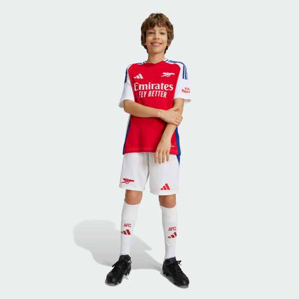 Arsenal 24-25 Home Shorts Kids, White - Lightweight | adidas UK