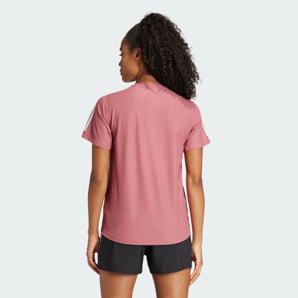 adidas Own The Run Tee - Red | Free Shipping with adiClub | adidas US