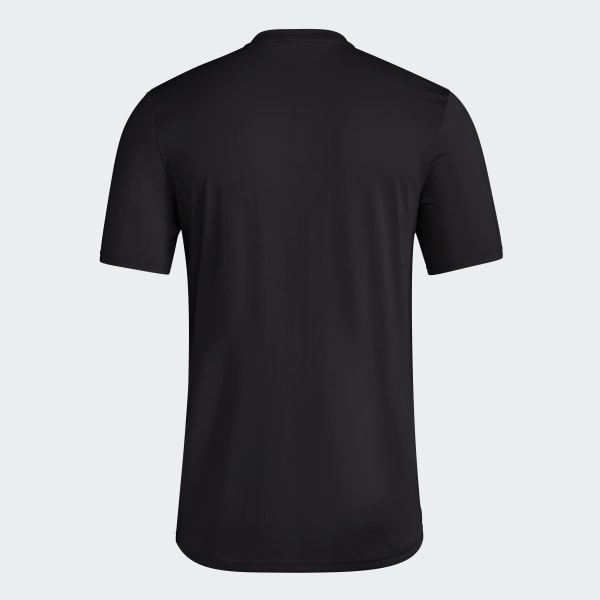 adidas Short Sleeve Pregame Badge of Sport Tee - Black | Free Shipping with adiClub | adidas US