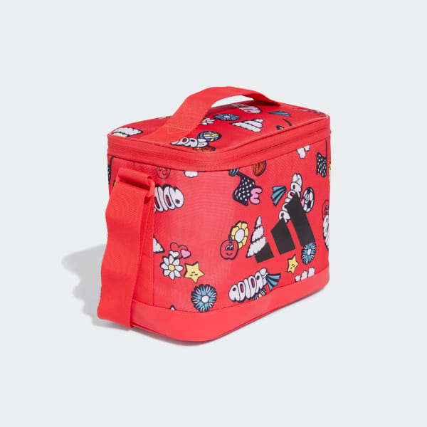 adidas Kids Allover Print Cooler Bag - Red | adidas Australia