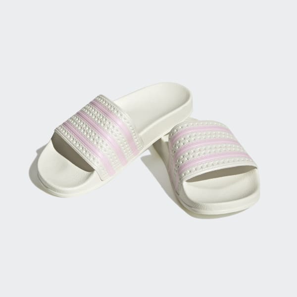 adidas Adilette Slides - White | adidas Australia