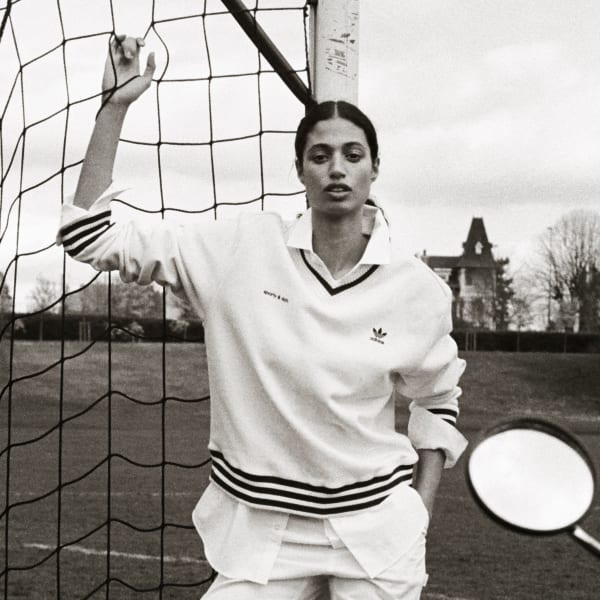 Moletom Gola V Sporty & Rich - Branco adidas | adidas Brasil