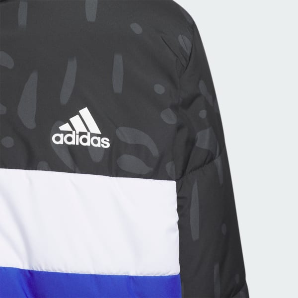 adidas Colorblocked Padded Jacket Kids - Black | adidas UK