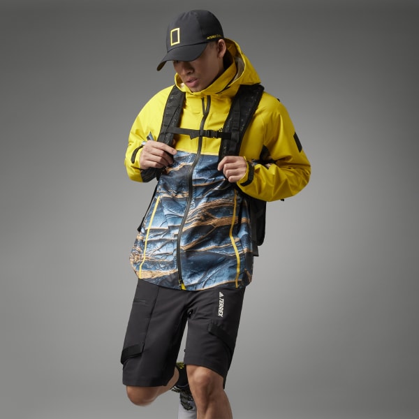 adidas National Geographic RAIN.RDY Jacket - Yellow | adidas Australia