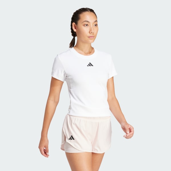adidas Tennis FreeLift Tee - White | adidas Australia