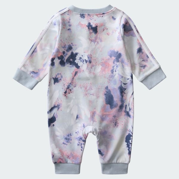 adidas All Over Print Ruffle Coverall - Blue | Free Shipping with ...