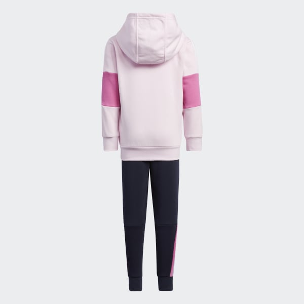 adidas 3-Stripes Track Suit - Pink | adidas UK