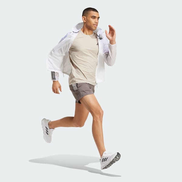 adidas Own the Run Tee - Beige | Free Shipping with adiClub | adidas US