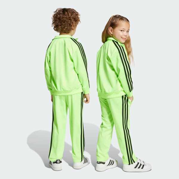 adidas Adicolor Firebird Track Suit Kids - Green | adidas UK