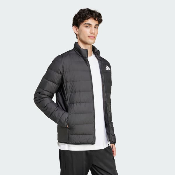 adidas Essentials Light Down Jacket - Black | adidas Australia
