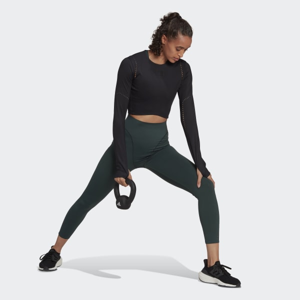 adidas Best of adidas Long Sleeve Top - Black | Women's Training ...
