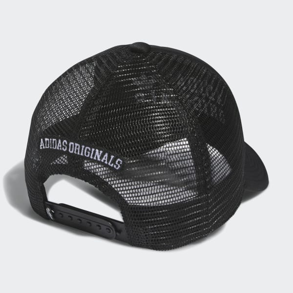 adidas New Prep Trucker Hat - Black | Free Shipping with adiClub ...