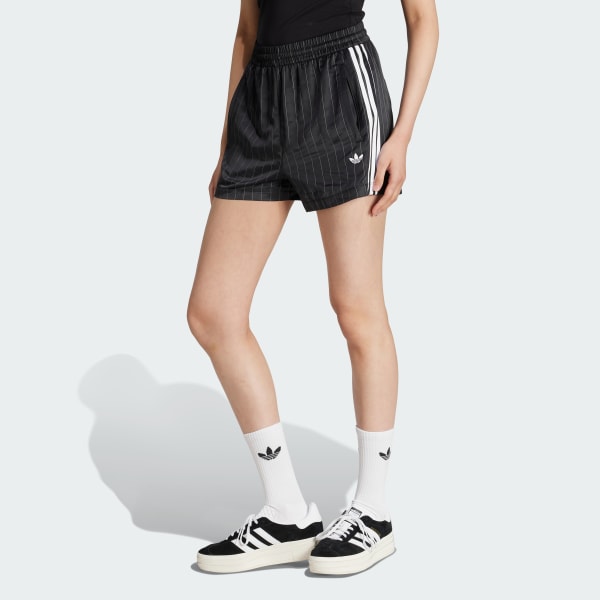 adidas Originals Pin-stripe Satinshorts - Schwarz | adidas Deutschland