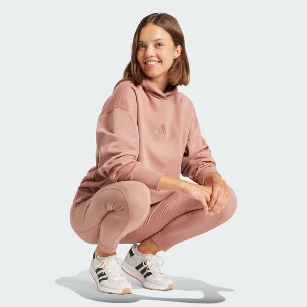 adidas ALL SZN Fleece Loose Hoodie - Pink | Free Shipping adidas ALL SZN Fleece Loose Hoodie - Pink | Free Shipping