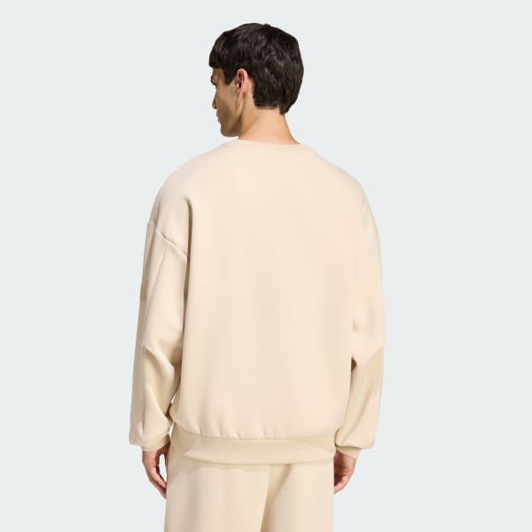 adidas SOFT LUX SWEATSHIRT - Beige | Free Shipping with adiClub | adidas US