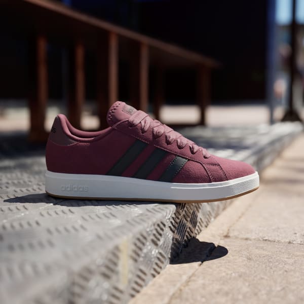 adidas Grand Court Base 00s Shoes - Burgundy | adidas UK