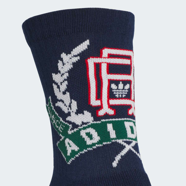 adidas U ORI CREST 3PK CREW SOCKS - White | Free Shipping with adiClub