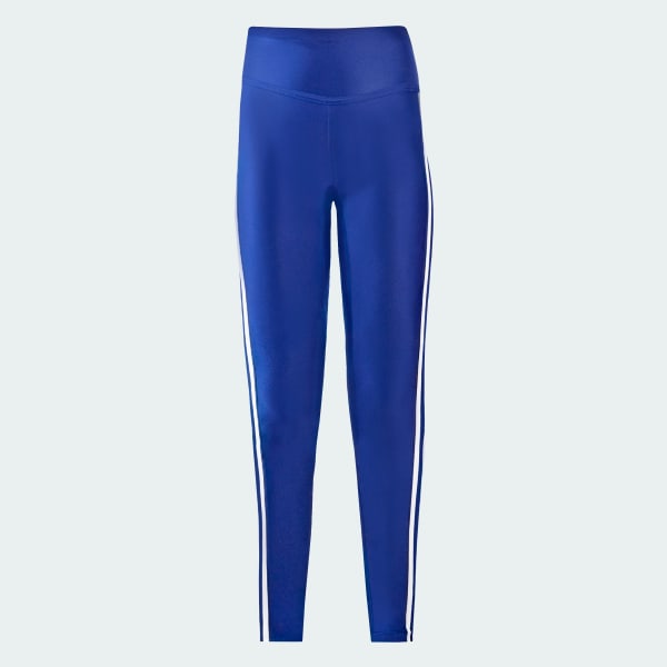 Legging Três Listras - Azul adidas | adidas Brasil