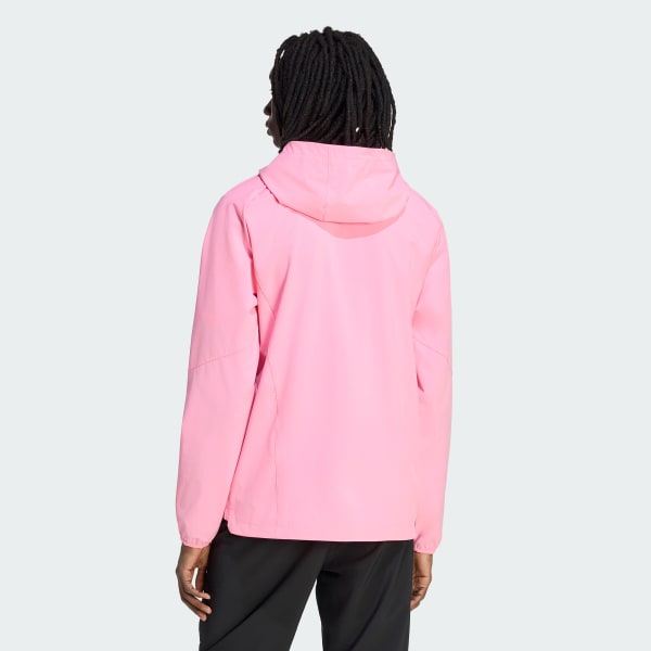 adidas Inter Miami CF Tiro Travel Full Zip Windbreaker - Pink | Free ...