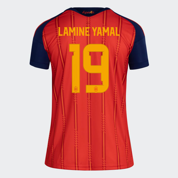 adidas Spain 26 Home Yamal Jersey - Red | Free Shipping with adiClub ...