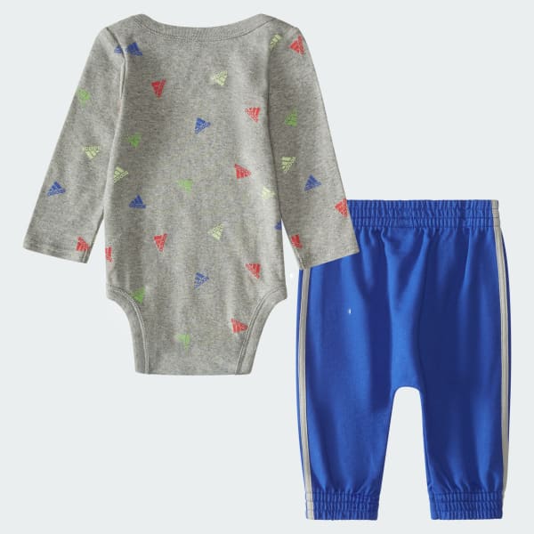 adidas BB AOP BODYSHIRT JOGG SET - Grey | Kids' Lifestyle | adidas US