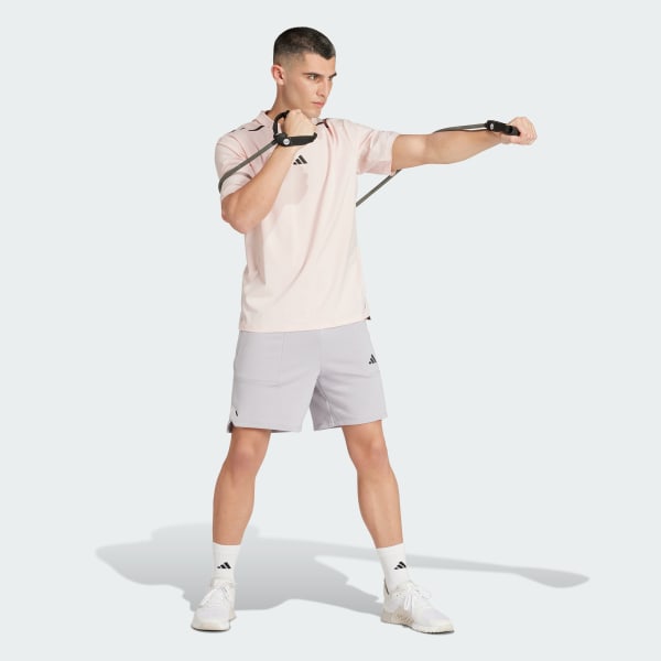 Shorts Workout Pump - Cinza adidas | adidas Brasil