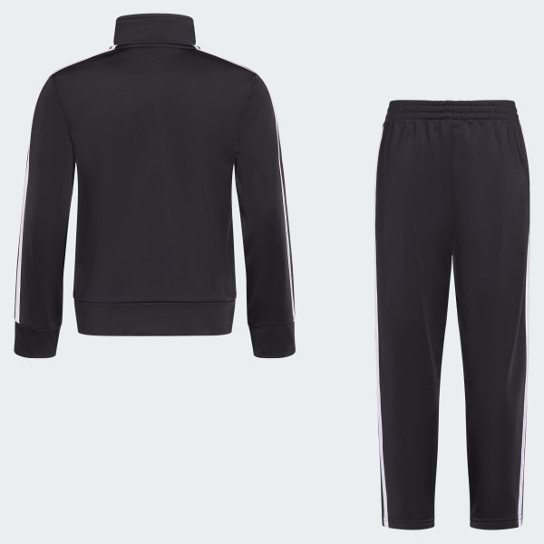 adidas Colorblock Tricot Track Set - Black | Free Shipping with adiClub ...