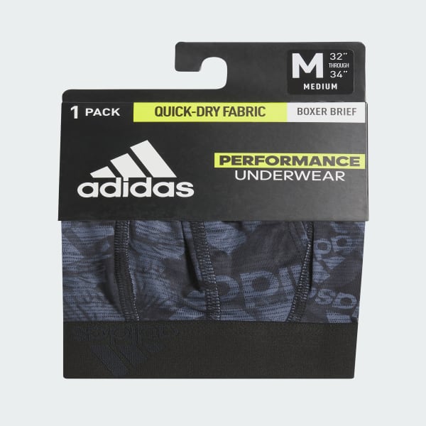 adidas Performance Single Boxer Brief - Black | Free Shipping with ...