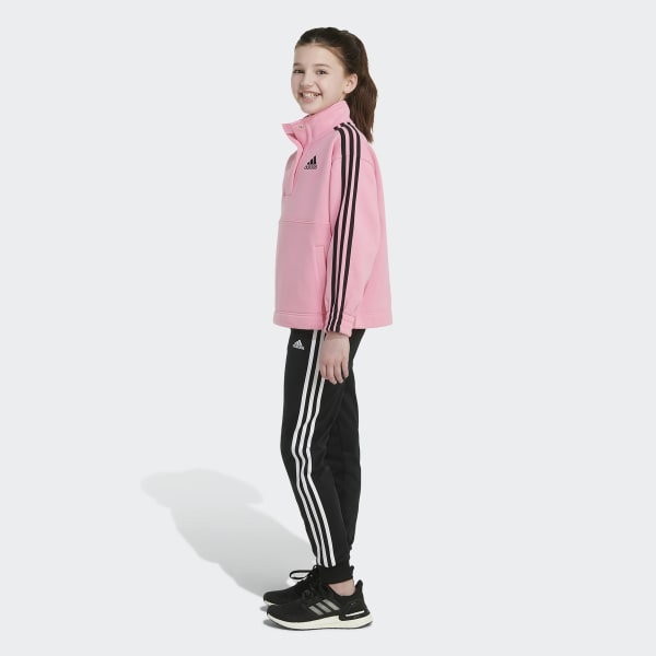 adidas Mock Neck Popover - Pink | Kids' Training | adidas US