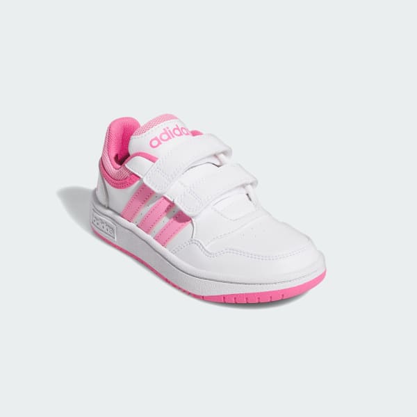 adidas Hoops Lifestyle Basketball Hook-and-Loop Shoes - White | adidas UK