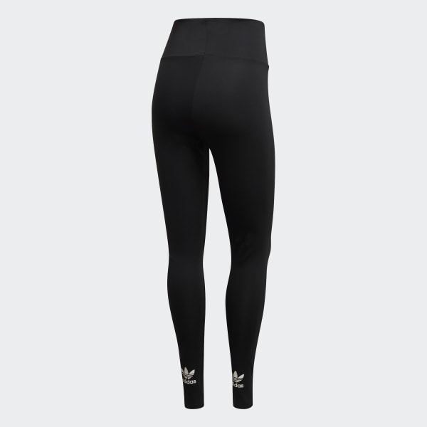 adidas High-Waisted Tights - Black | adidas Australia