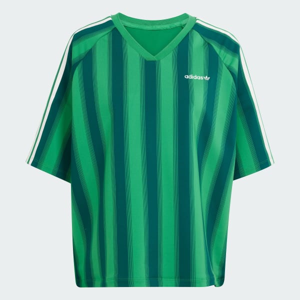 adidas Loose Linear Tee - Green | adidas Australia