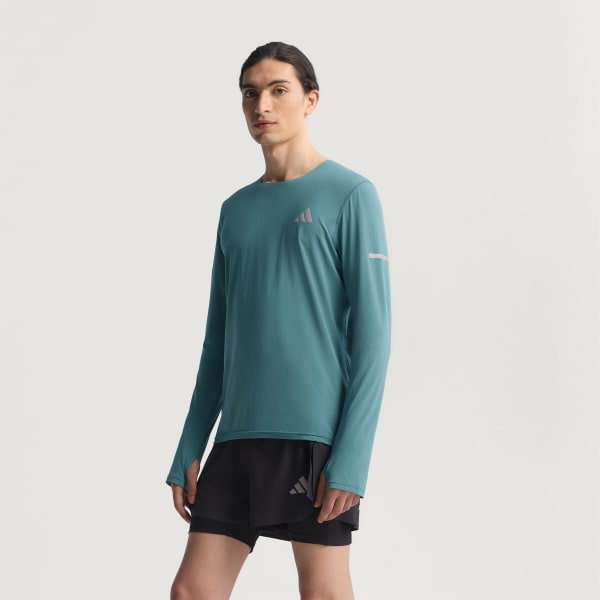 adidas Adi365 Running CLIMACOOL+ Longsleeve - Green | adidas Australia