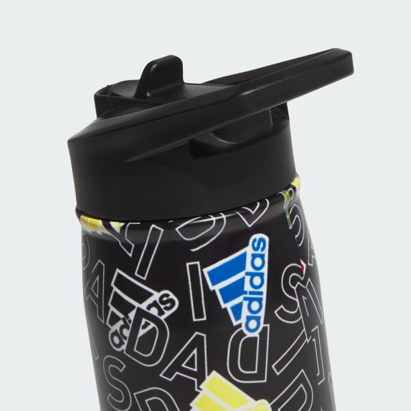 adidas Steel Straw Metal Bottle 600 ML - Black | Free Shipping with ...