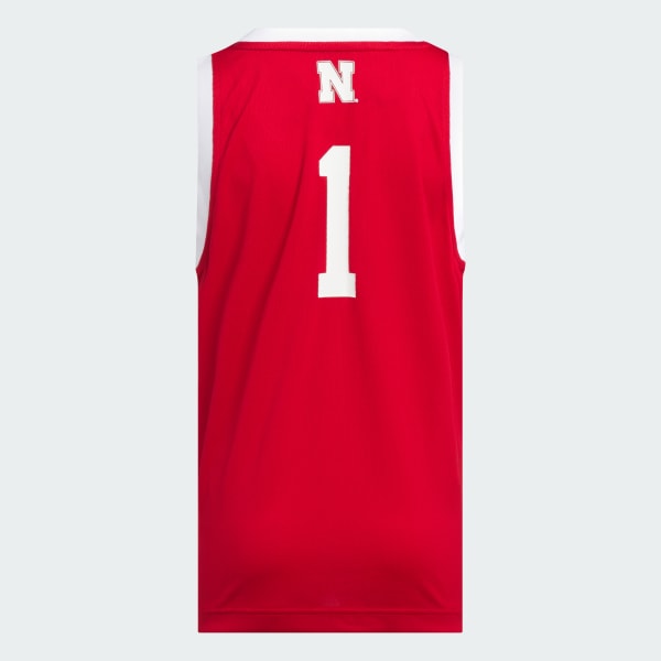 adidas Nebraska Swingman Jersey Kids - Red | Free Shipping with adiClub | adidas US